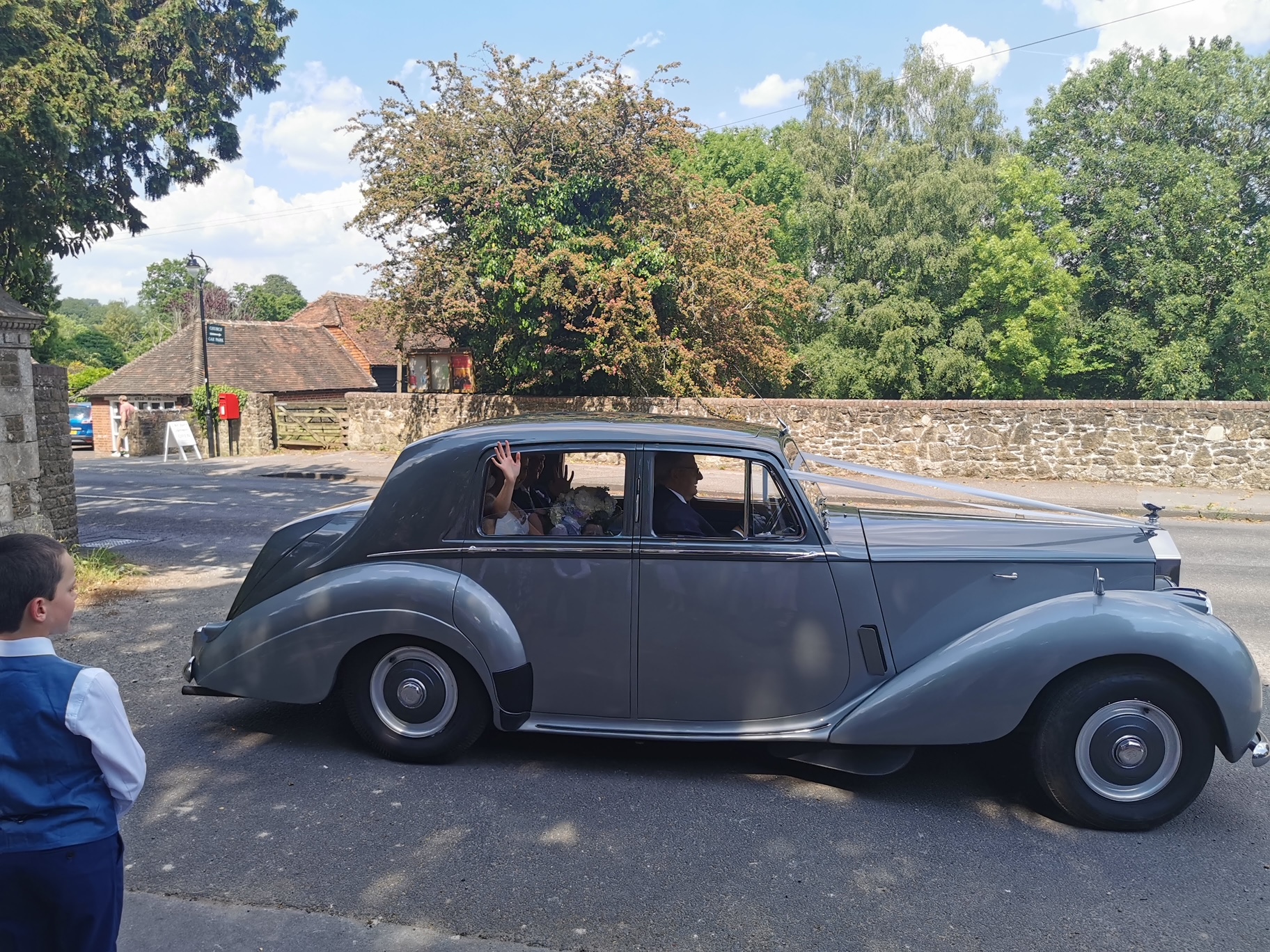 Emma and Tom Baskerville - Mark Clover Wedding Cars